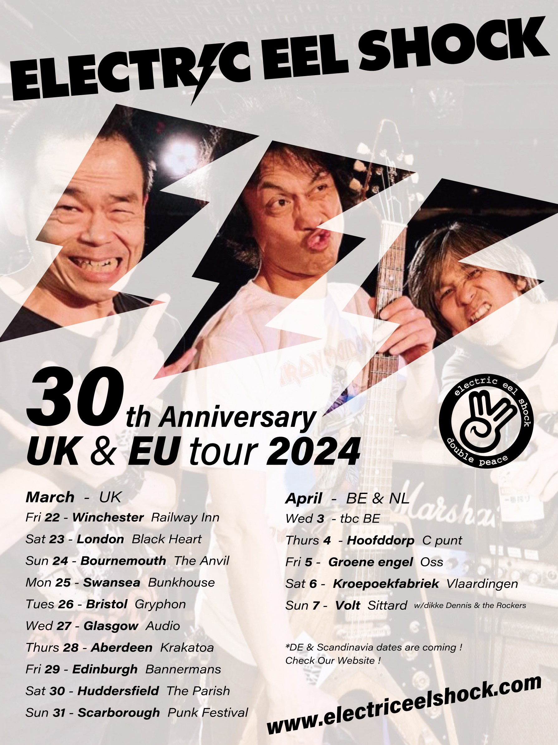 EES 30th Anniversary UK & EU Tour 2024 | Electric Eel Shock